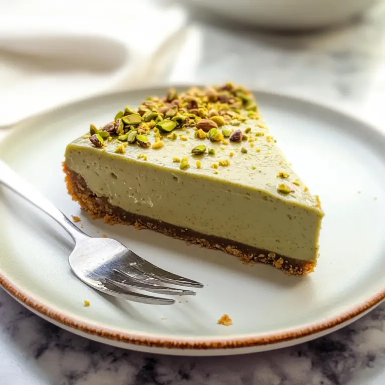 Cheesecake Pistache Simple