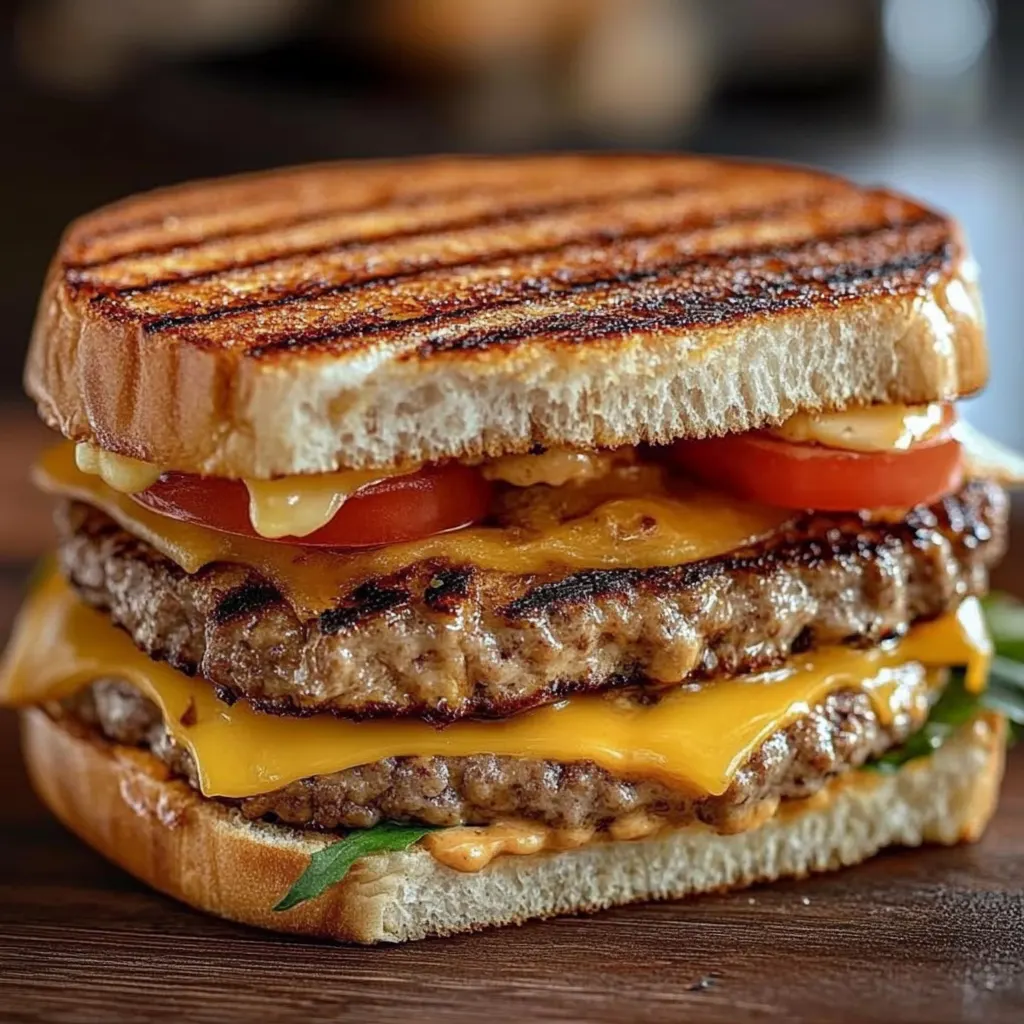 Panini Burger au Cheddar : Une Recette Incroyable Ultime - Recette Bio
