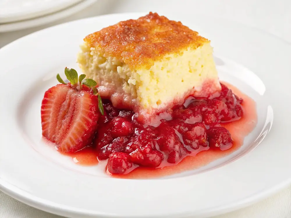 Pouding aux Fraises et Rhubarbe : Un Dessert Fruité et Réconfortant 🍓🌱 ...