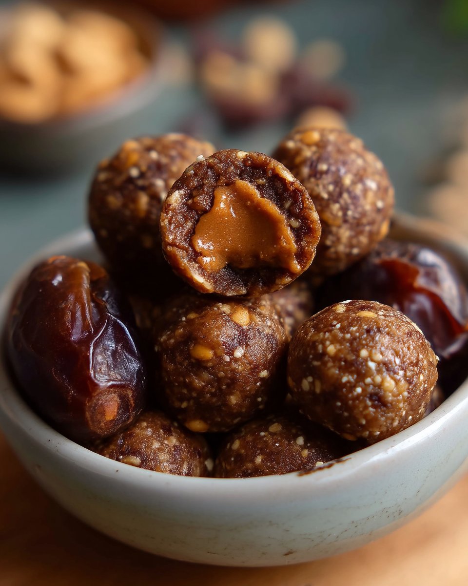 Meilleures 6 Recettes Saines à Base de Dattes et Cacahuètes - Recette Bio